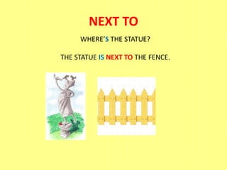 Prepositions of place 4º | PPT