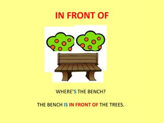 Prepositions of place 4º | PPTX