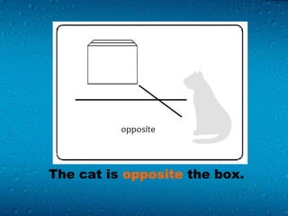 Prepositions of place in english | PPSX