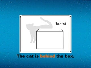 Prepositions of place in english | PPSX