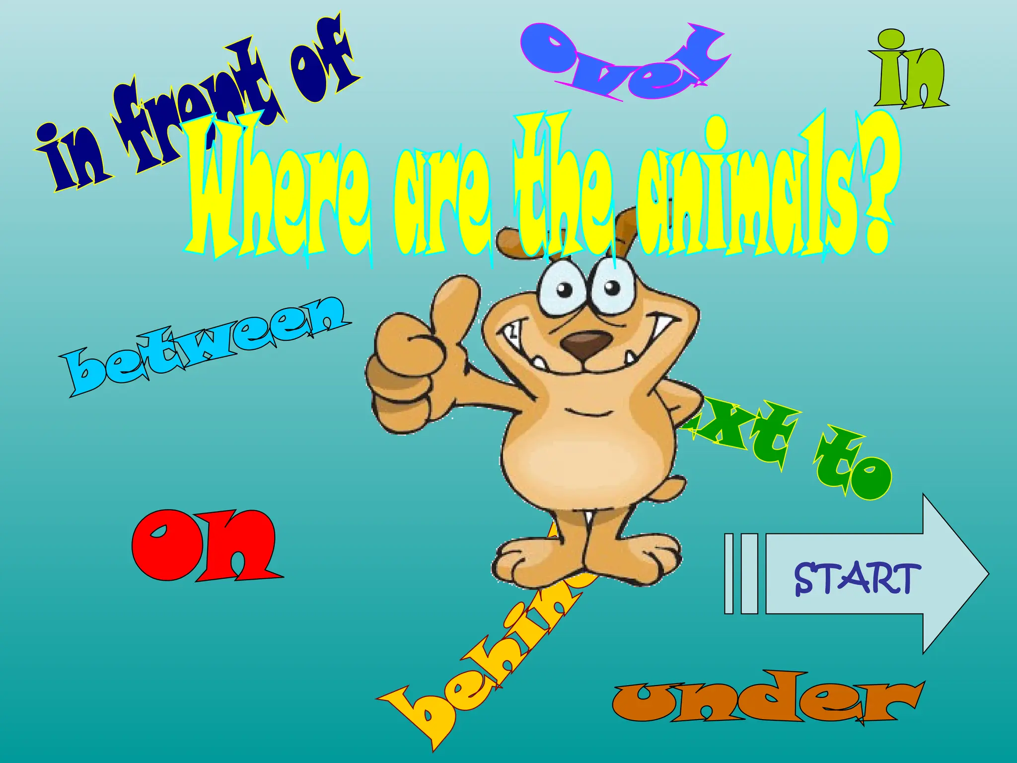 Lesson about some Prepositions of Places.ppt