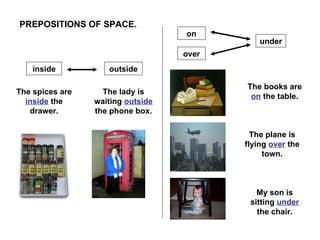 Prepositions Of Space | PPT