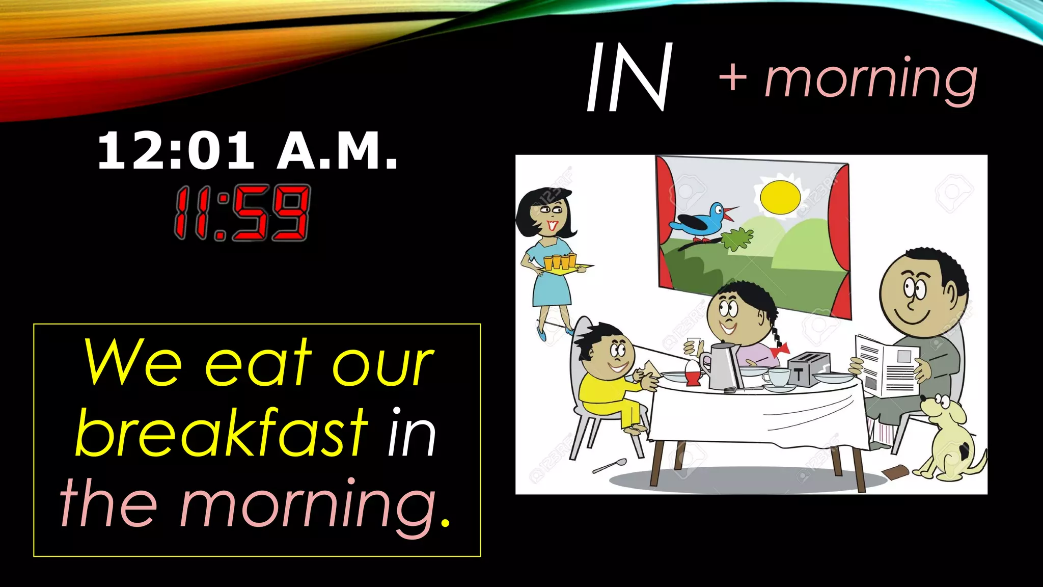 ESL: Prepositions of time | PPT