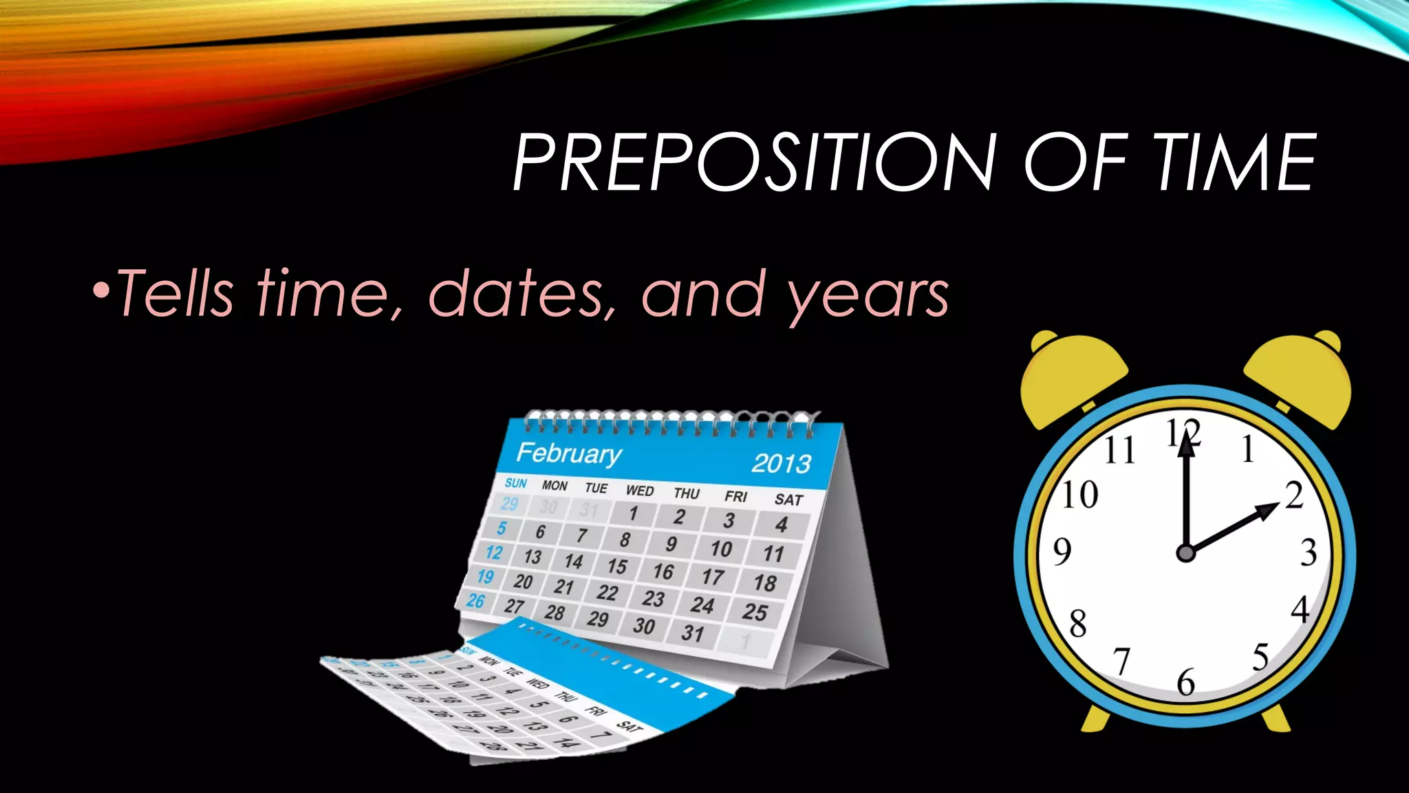 ESL: Prepositions of time | PPT