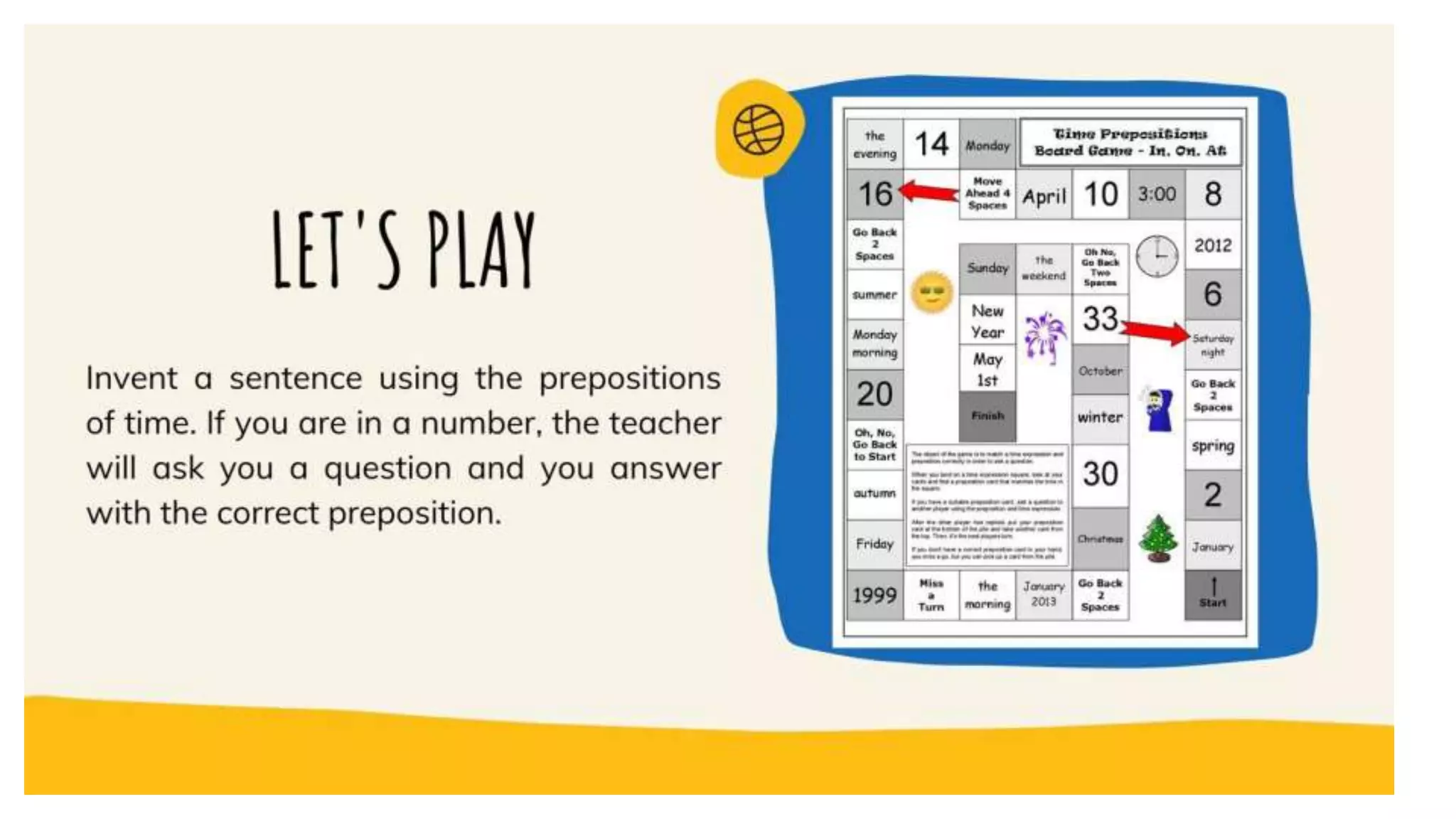 Prepositions of time | PPT