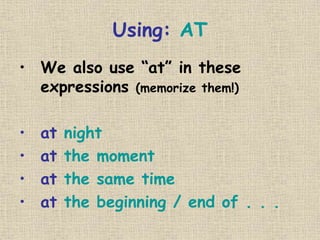 prepositions of time in this ppt has been shown.ppt | National & Civic ...