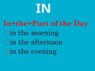 Mastering Prepositions of Time: Comprehensive Guide to Using 'In,' 'At ...