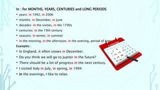 PREPOSITIONS OF TIME-PLACE.pptx | National & Civic Holidays | Holidays