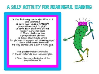 Prepositions Usage for Elementary School | PPT