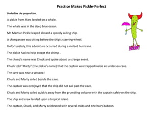 Prepositions Usage for Elementary School | PPT