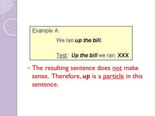 Prepositions, particles and adverbs | PPTX