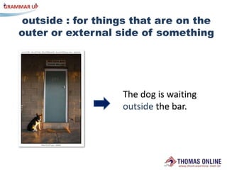 Prepositions position and location | PPTX