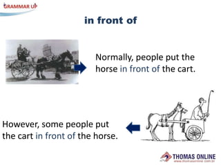 Prepositions position and location | PPTX