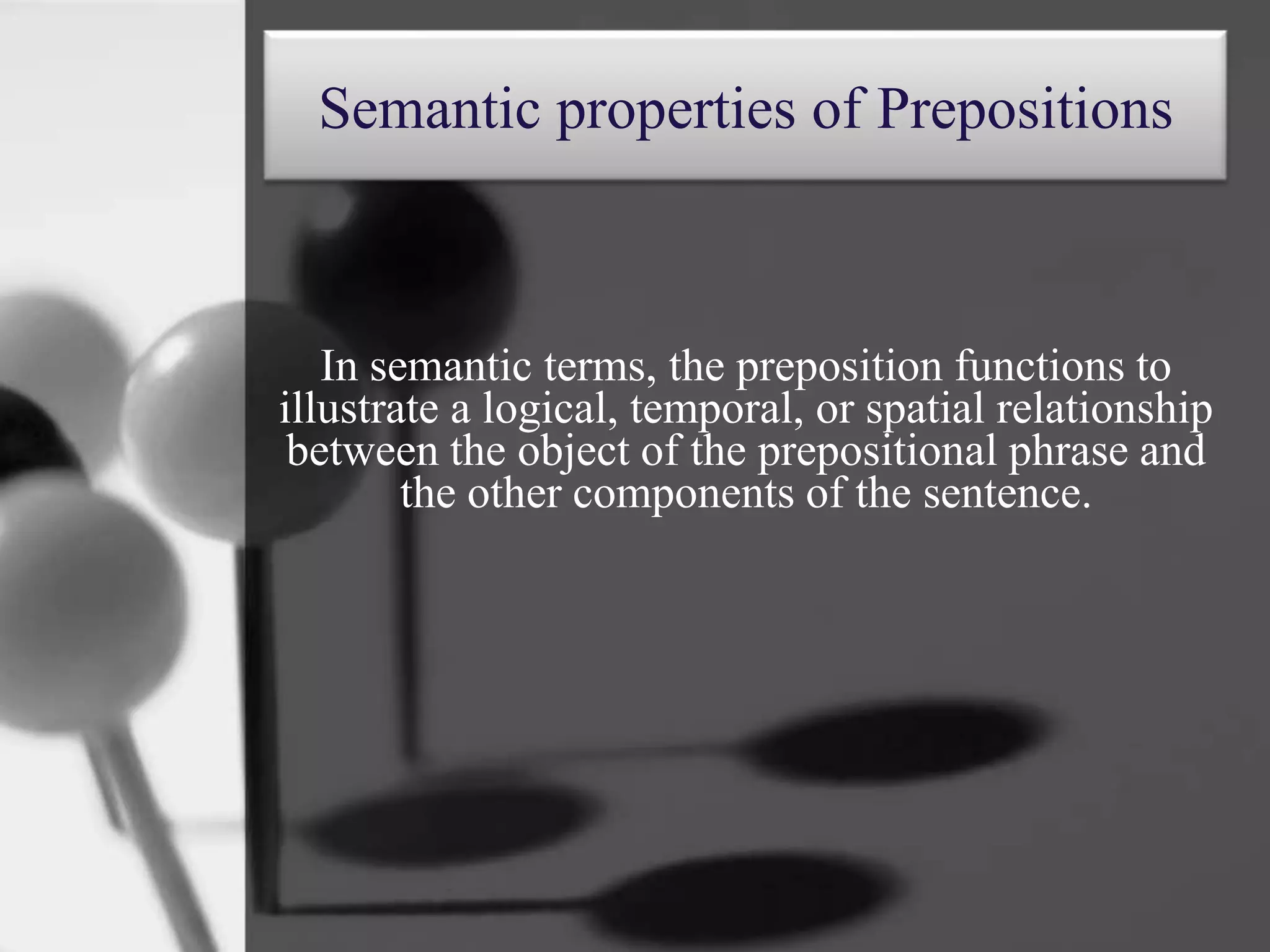 Prepositions & postpositions | PPTX