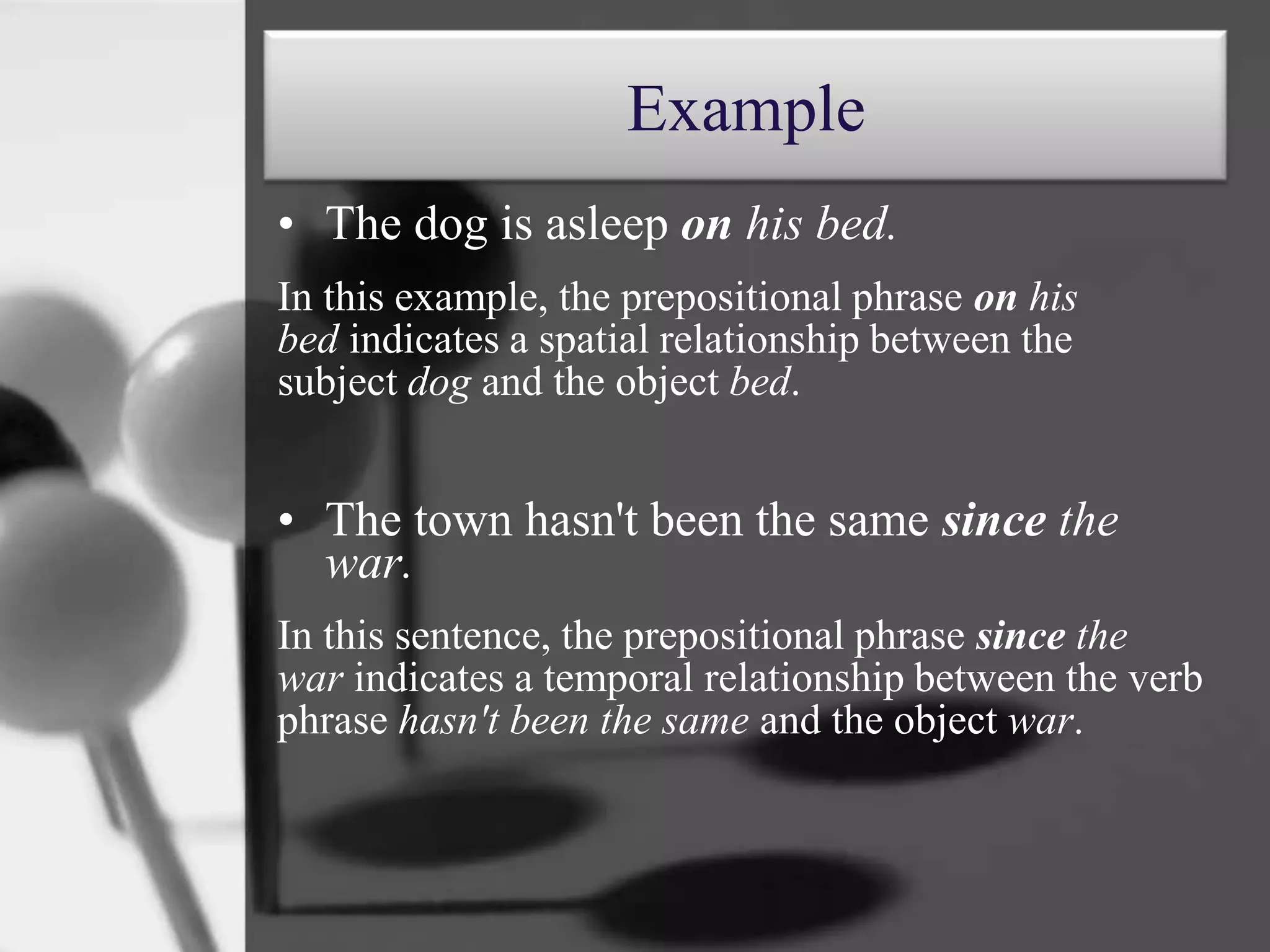 Prepositions & postpositions | PPTX