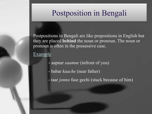 Prepositions & postpositions | PPT