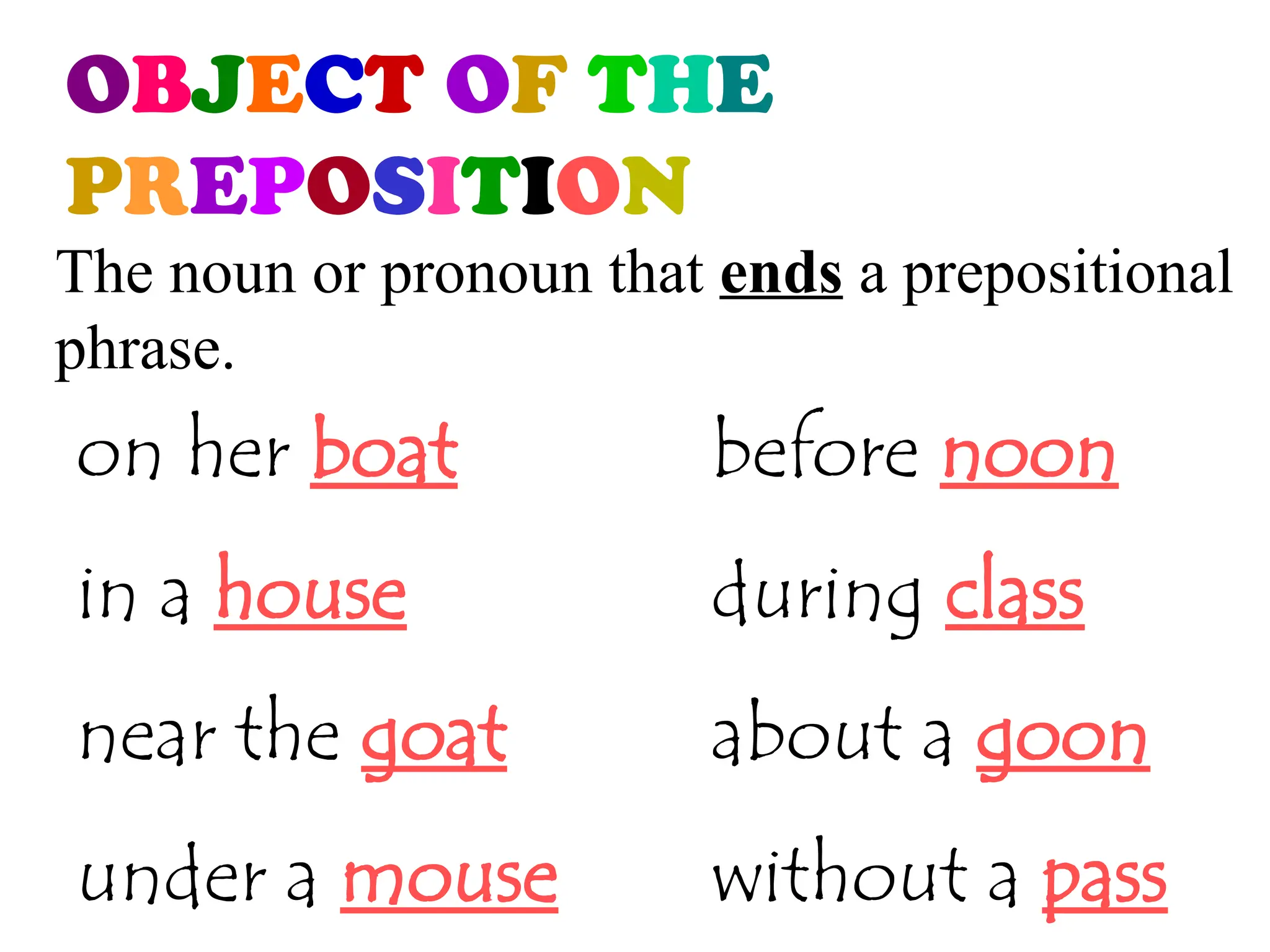 prepositions prepositional phrases.pptttt | PPT