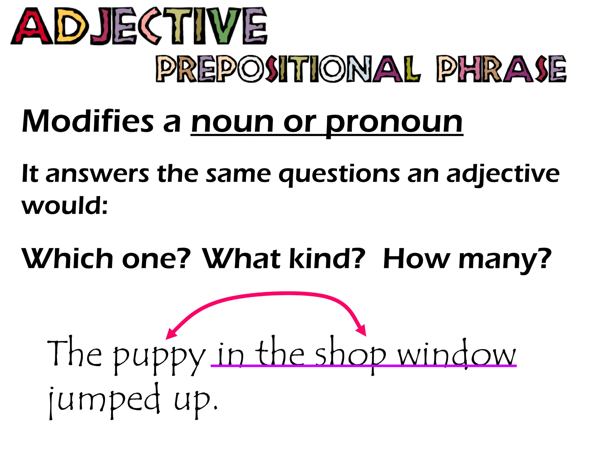 prepositions prepositional phrases.ppt.p | PPT