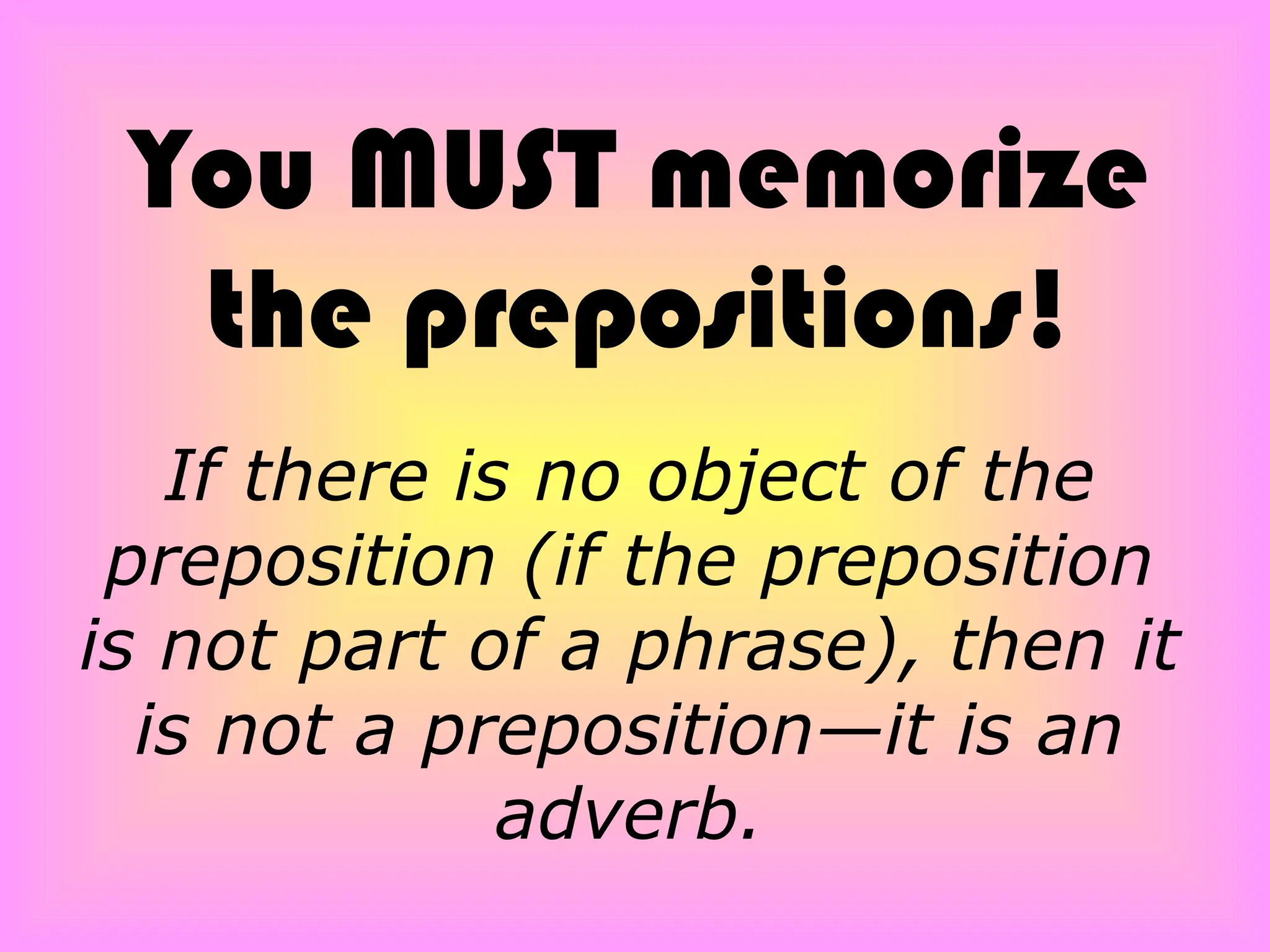prepositions prepositional phrases.ppt.p | PPT