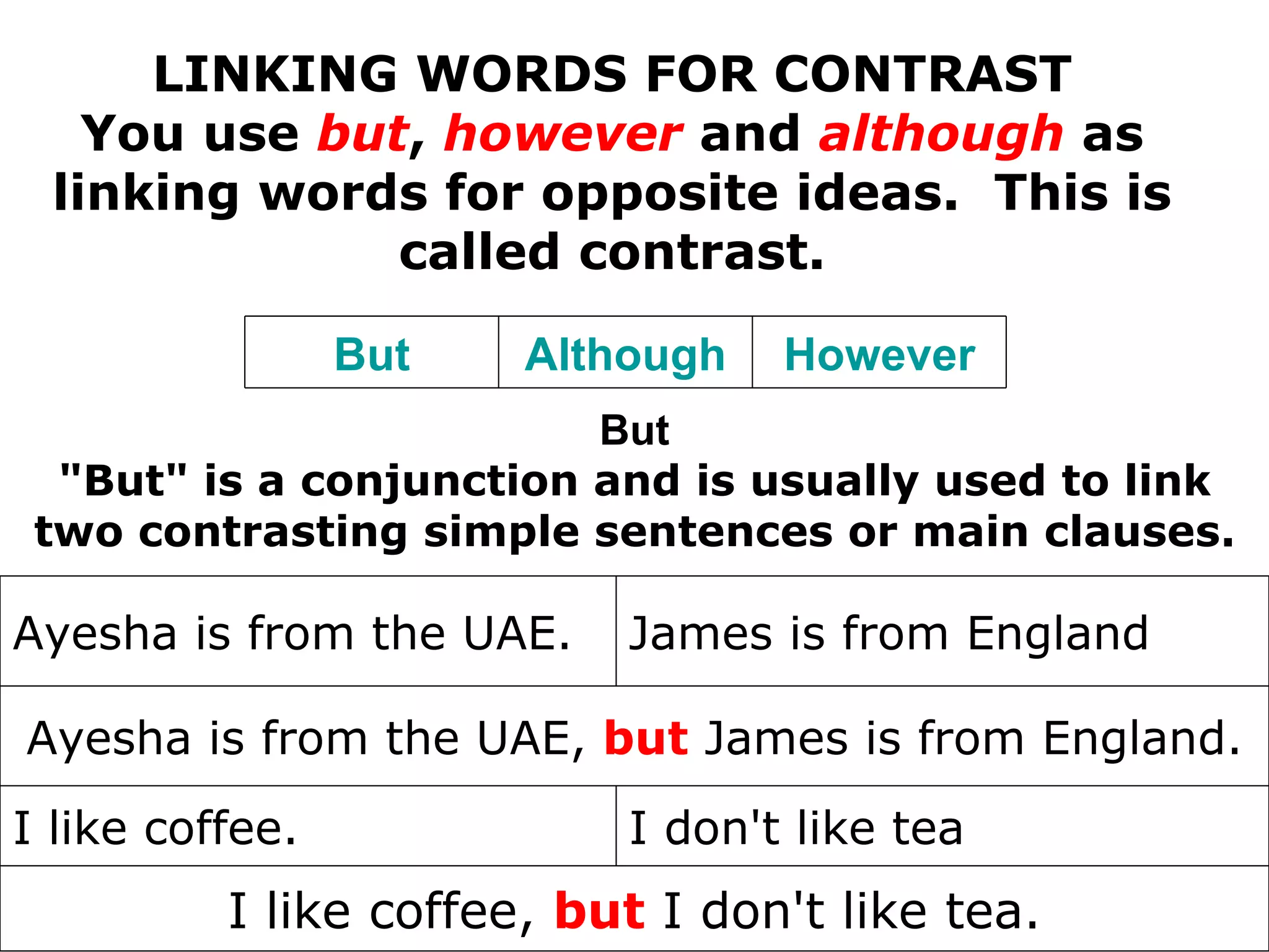 Prepositions, present perfect, should, connectors | PPT