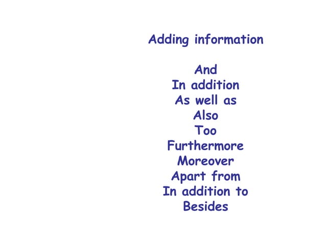 Prepositions, present perfect, should, connectors | PPT