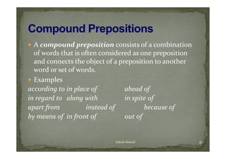 Prepositions sohail ahmed | PDF | Resume Writing and Advice | Job Search