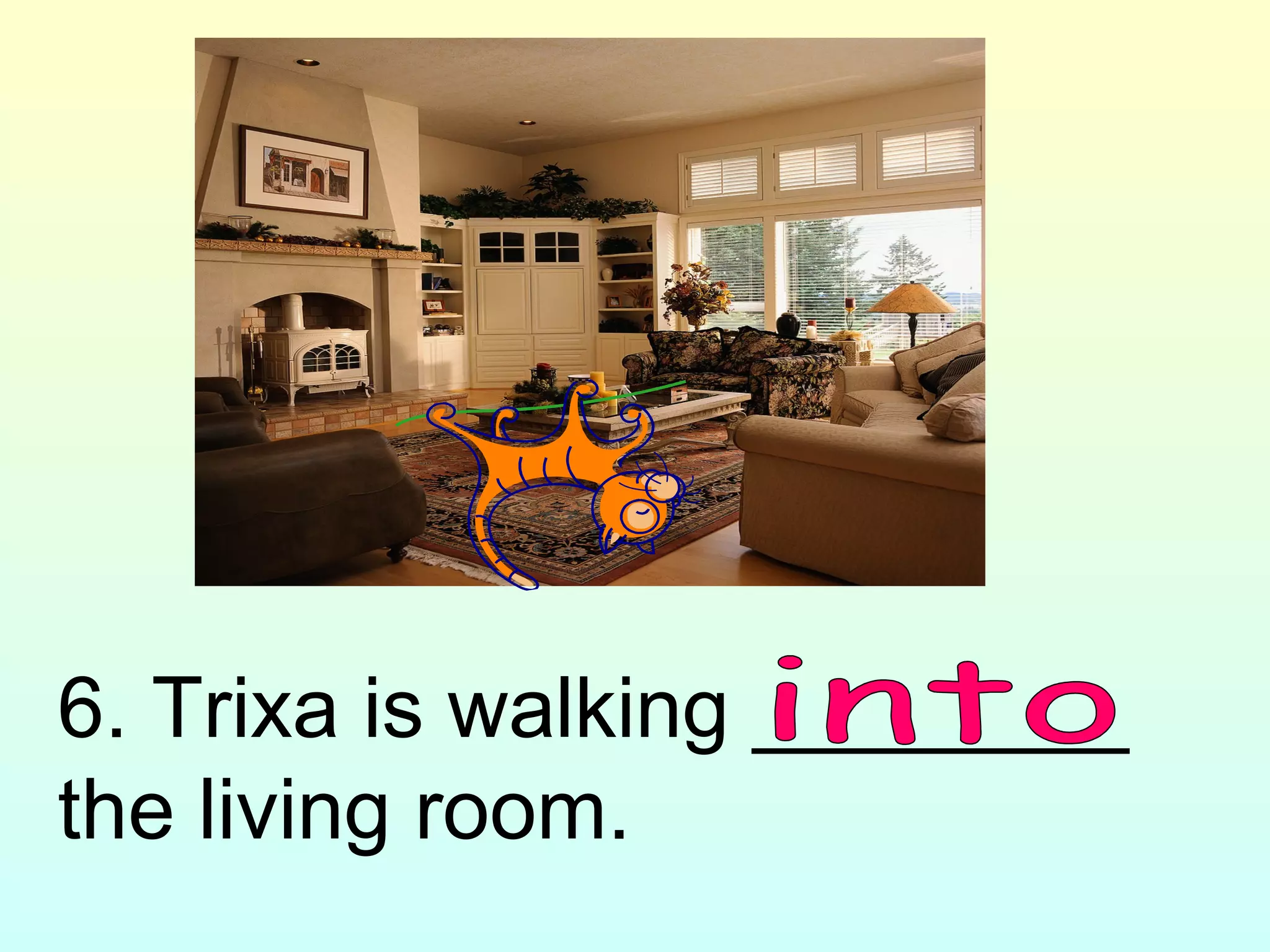 Preposition story tessie and-the-kittens | PPT