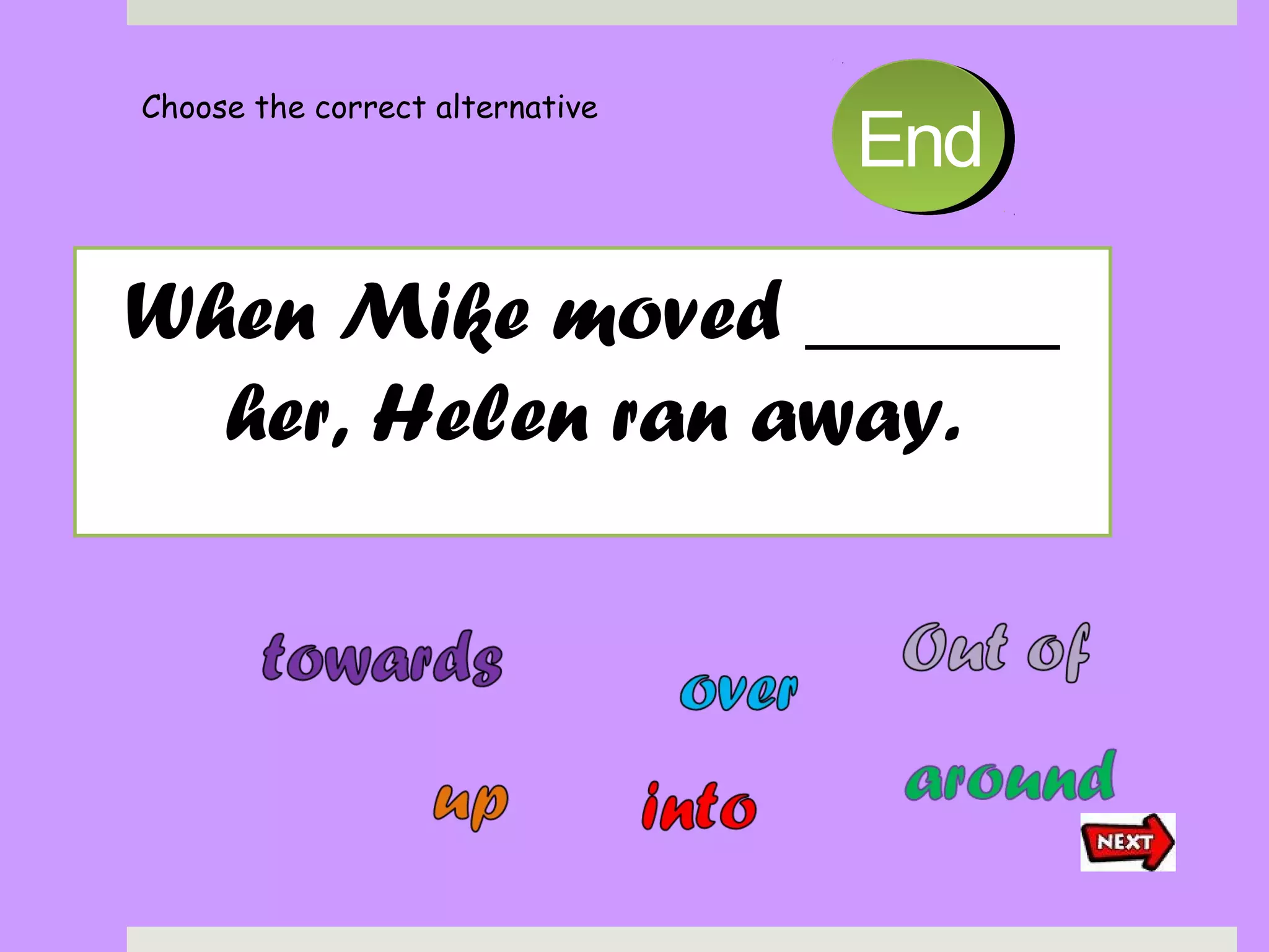 Prepositions verbs movement | PPT