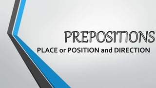 Prepositions | PPT