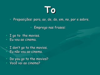 Prepositions willian & Cia | PPT