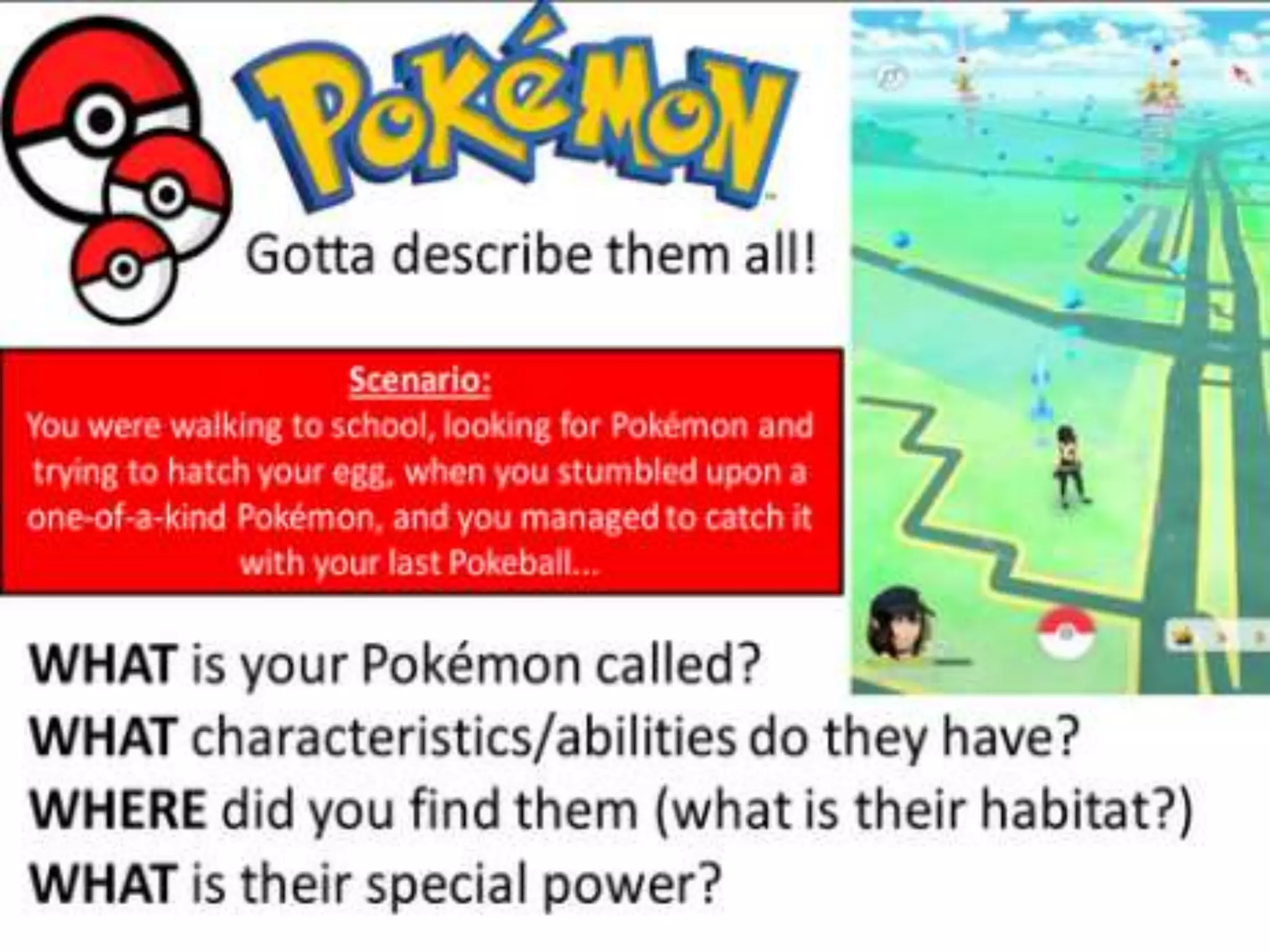 Prepositions of place with pokemon go | PPTX