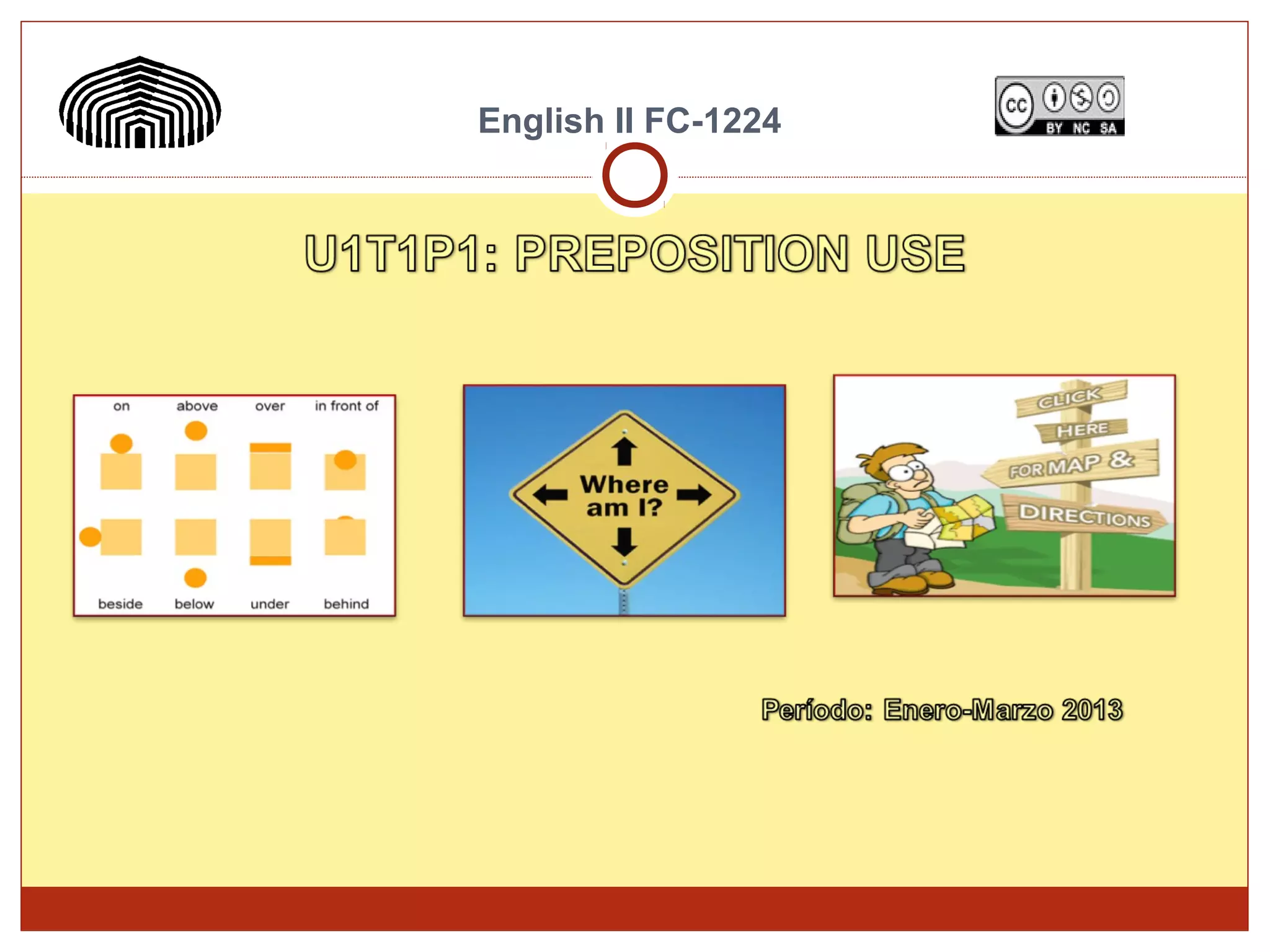 Preposition use presentation | PPT
