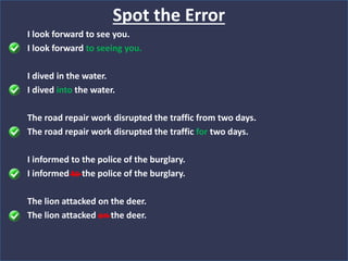 Tips on Using Prepositions | PPT