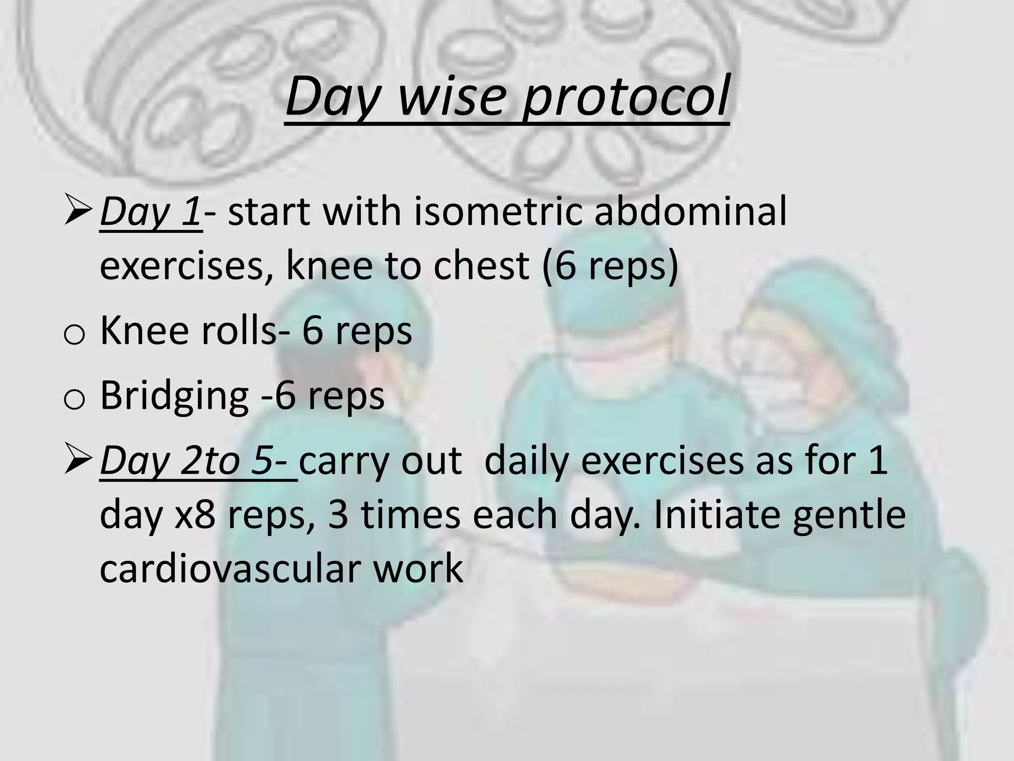 Pre & post operative physiotherapy in abdominal surgeries | PPTX