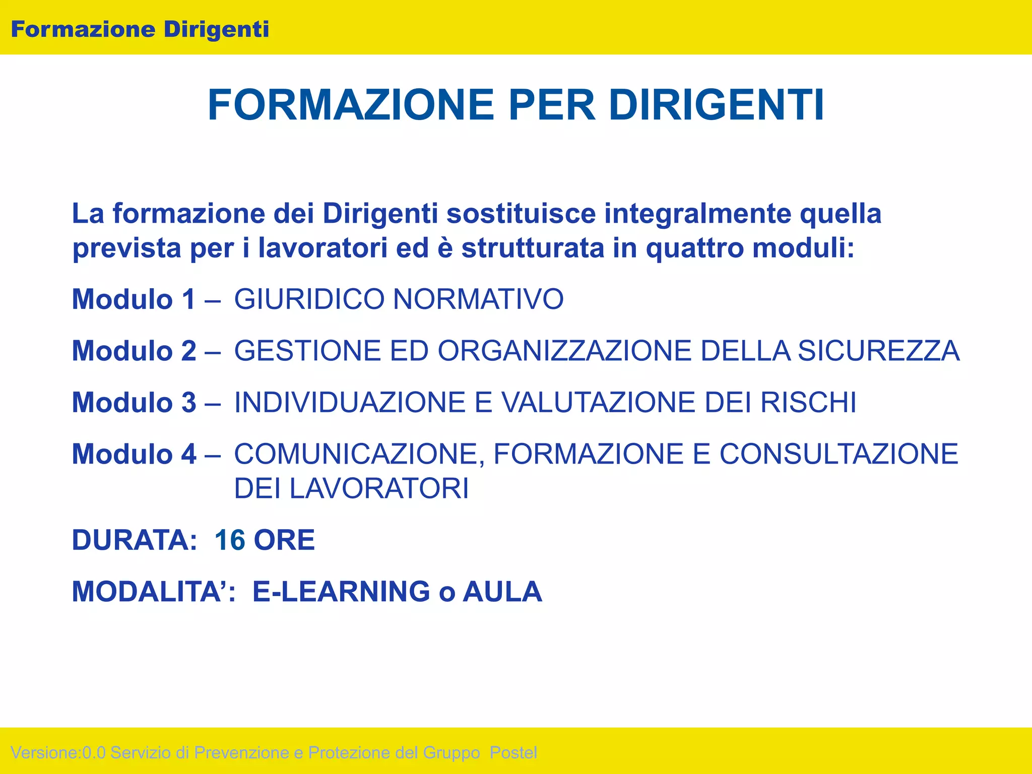 Preposti e dirigenti gruppo postel | PPTX | Healthcare Industry ...