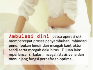 Pre post operasi | PDF