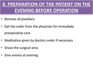 Pre & post operative nursing care | PPTX