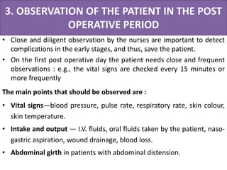 Pre & post operative nursing care | PPTX