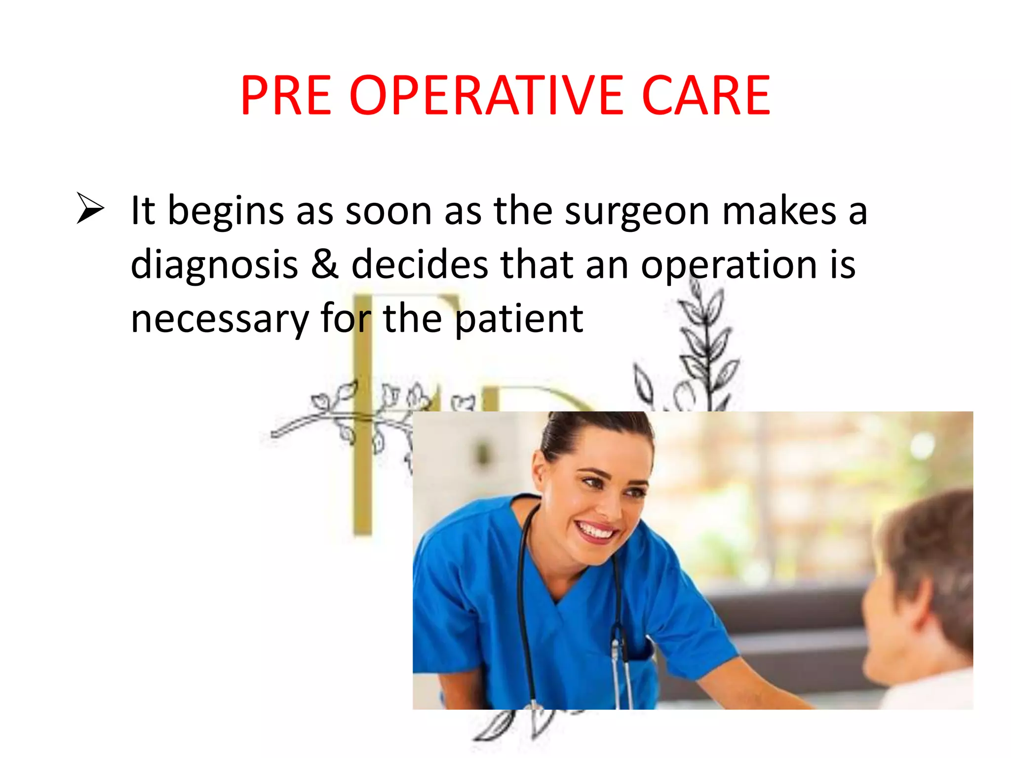 Pre & post operative nursing care | PPTX