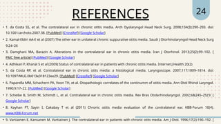 PRE & POST OPERATIVE STATUS OF CONTRALATERAL EAR IN UNILATERAL CSOM 6.pptx