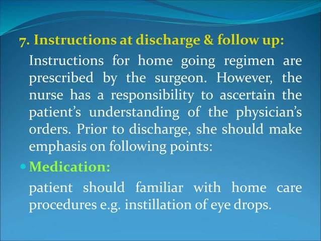 Pre & post op ophthalmic care-1.pptx | First Aid | Injuries