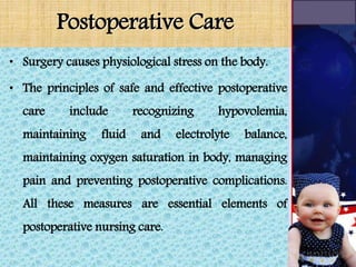 Pre & Post oprative care | PPTX