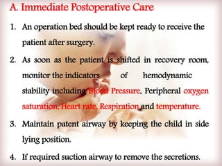Pre & Post oprative care | PPTX