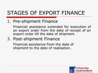 Pre & post_shipment_finance[1] | PPT