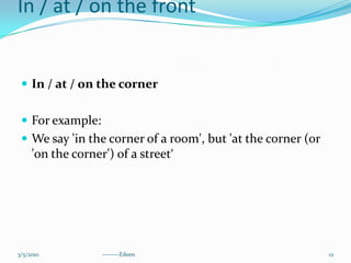 Prep Place Direction | PPTX