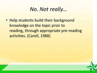 Prep Procedure (Pre-reading Strategy) | PPTX