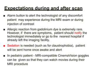 Preparation mri and ctscan | PPTX