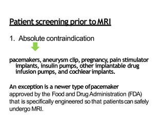Preparation mri and ctscan | PPTX