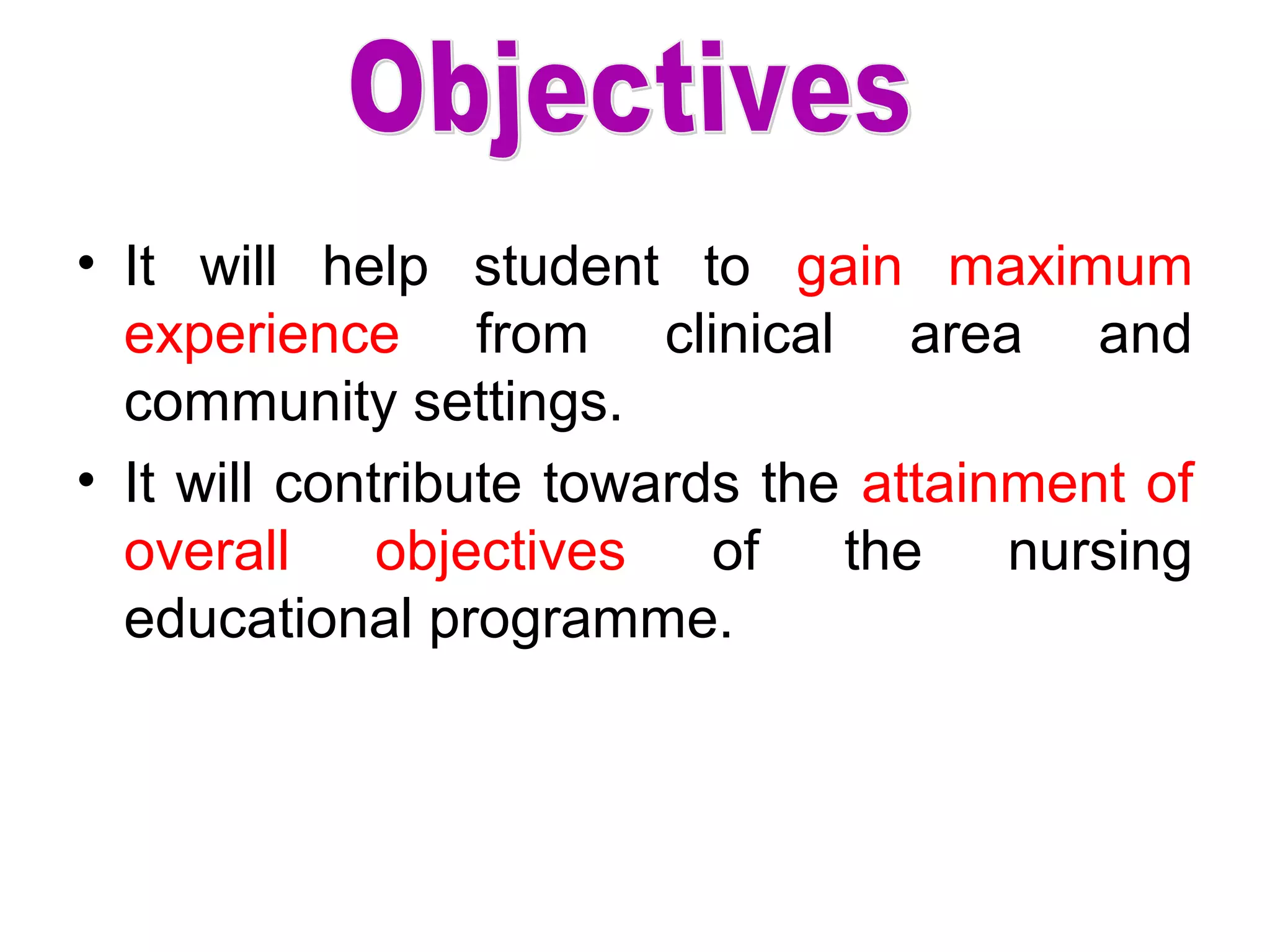 Clinical rotation plan in NURSING -chandiran | PPT