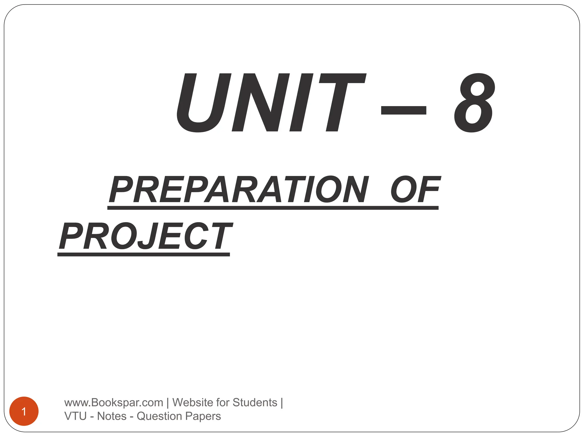 Entrepreneurship Prepration of Project report.ppt